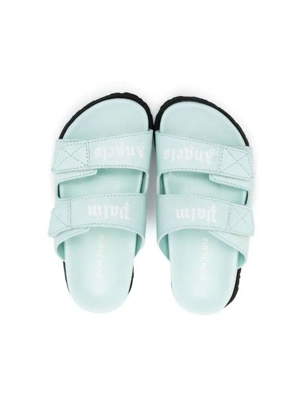 Palm Angels Logo-print Slip-on Sandals