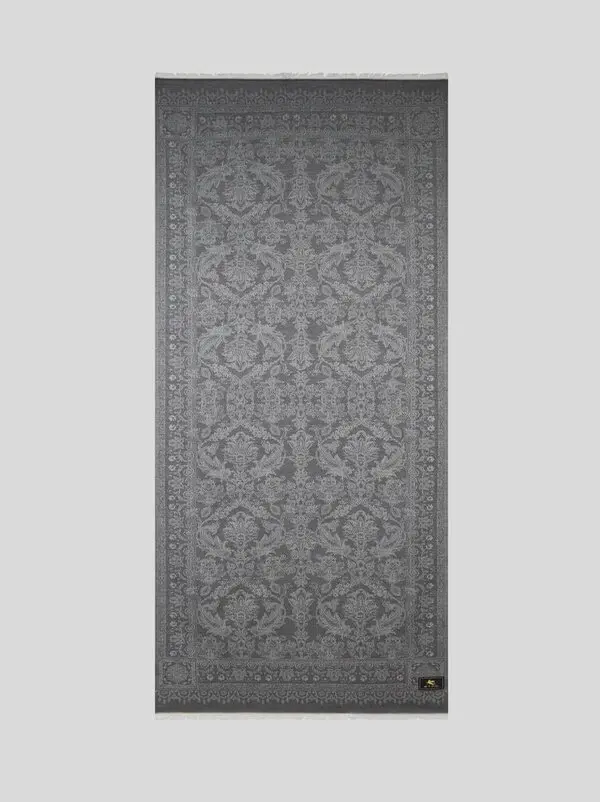 Etro All-over Patterned Frayed Edge Scarf