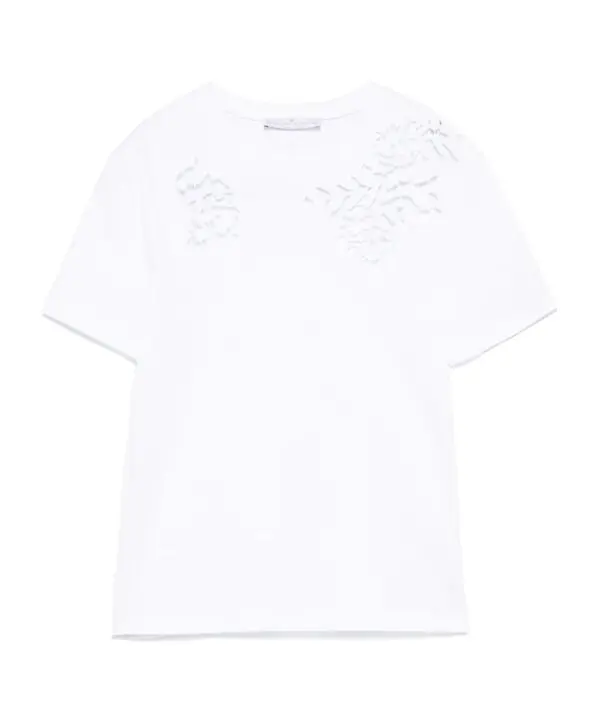 Ermanno Scervino Guipure-lace T-shirt - White