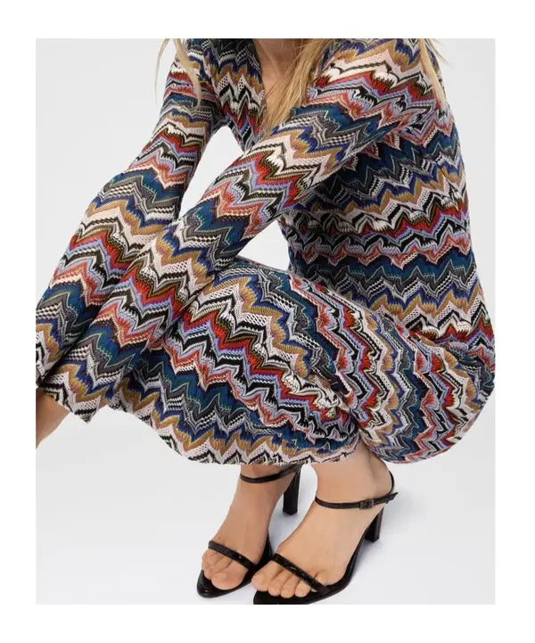 Missoni Geometric-pattern Long-sleeve Dress