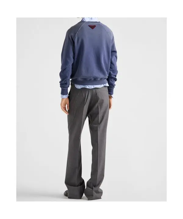Prada Cotton Fleece Sweatshirt