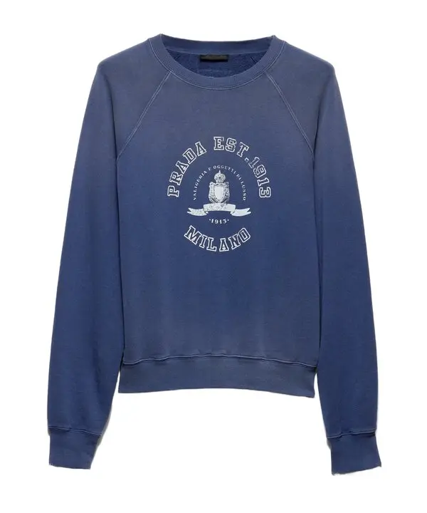 Prada Cotton Fleece Sweatshirt