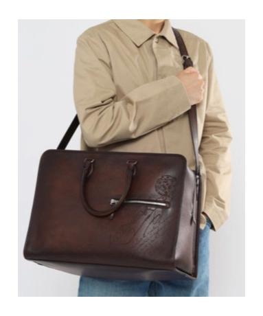 Berluti Logo Shoulder Bag