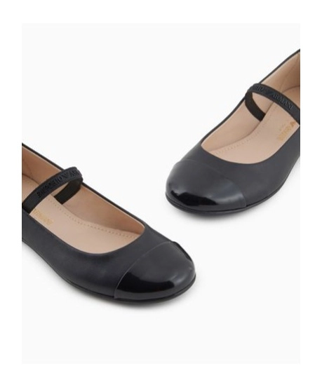 Emporio Armani Round Head Ballet Shoes