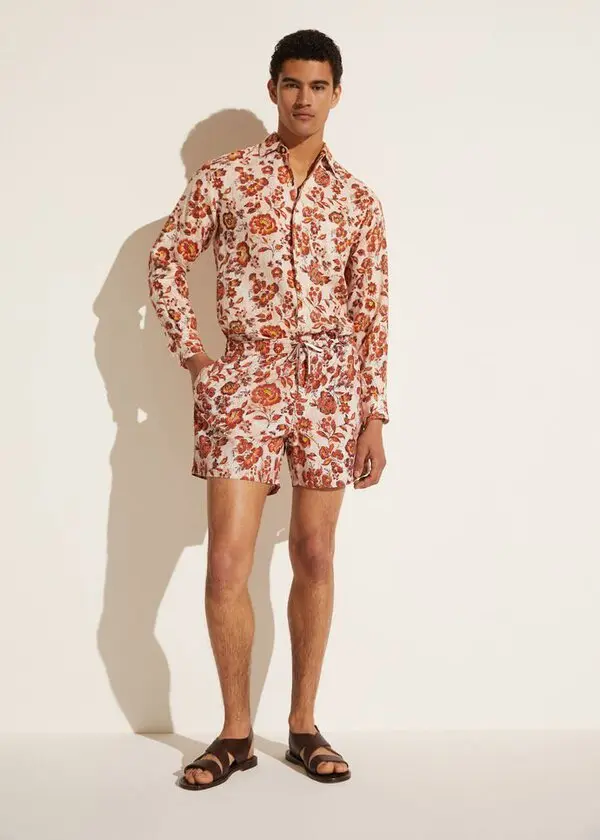 Loro Piana Pattern Swimming Trunks