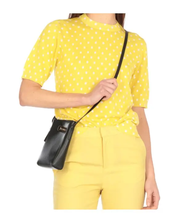 Fabiana Filippi Polka Dot Short Sleeve Jumper