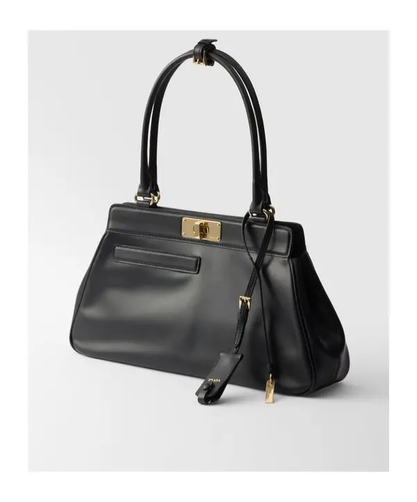 Prada Medium Leather Tote Bag