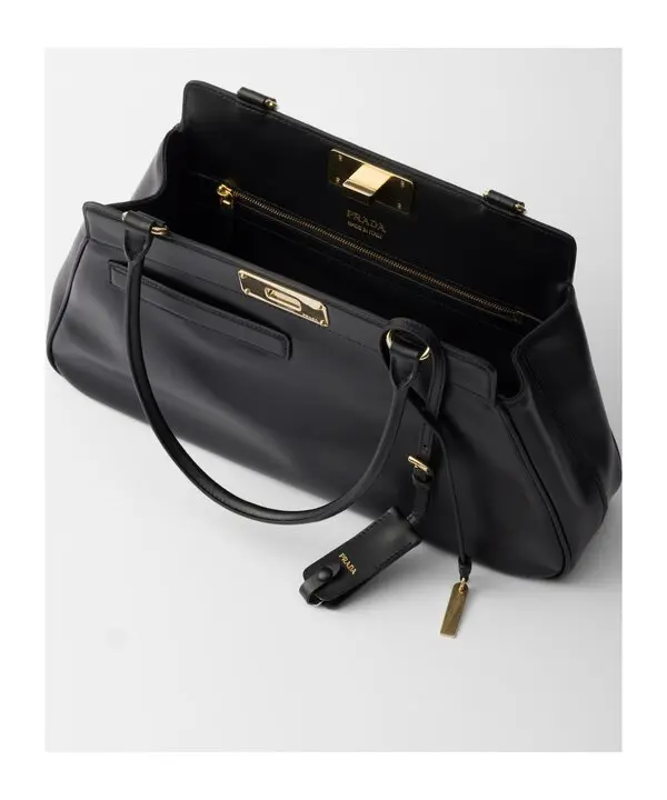 Prada Medium Leather Tote Bag