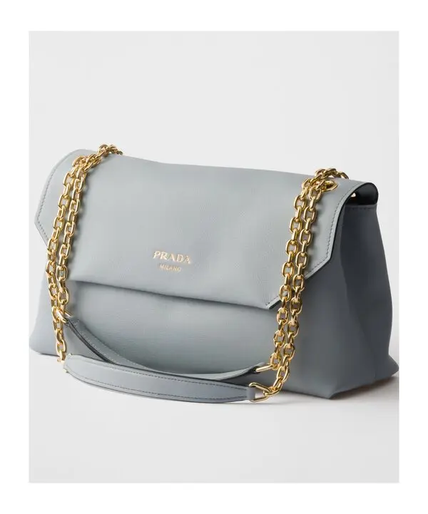 Prada Doux Medium Leather Shoulder Bag