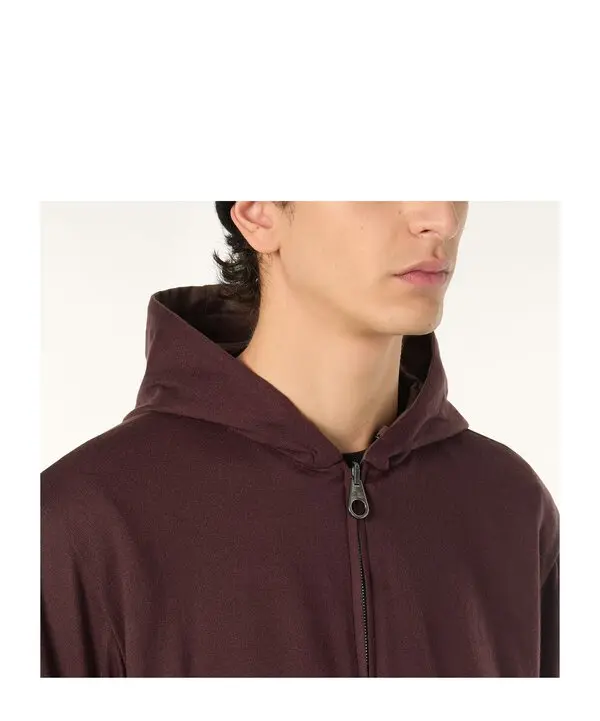 Loro Piana Double-sided Hooded Pilot Jacket - Honey Plum