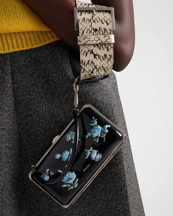 Prada Ayers Leather Wrist Strap