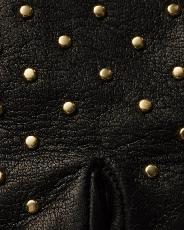 Prada Studded Nappa Leather Gloves