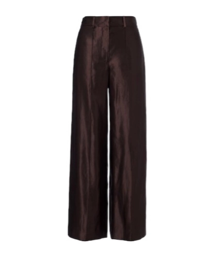 JOSEPH Jnane Linen And Silk Wide-leg Pants