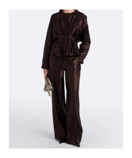 JOSEPH Jnane Linen And Silk Wide-leg Pants