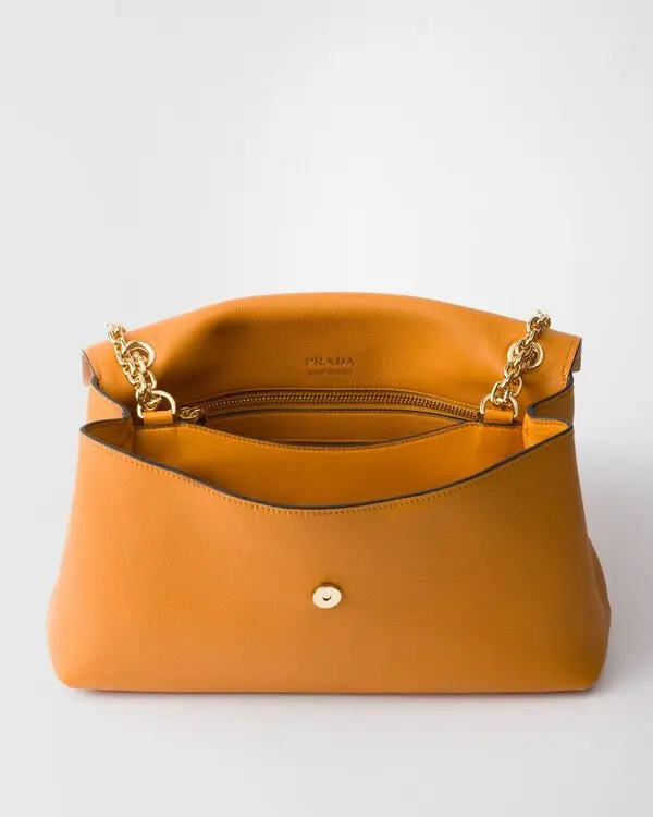 Prada Doux Medium Leather Shoulder Bag