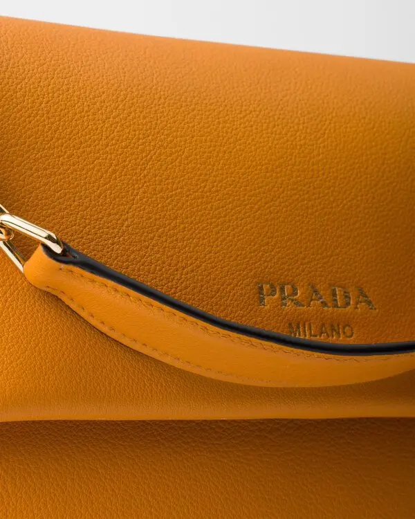 Prada Doux Medium Leather Shoulder Bag