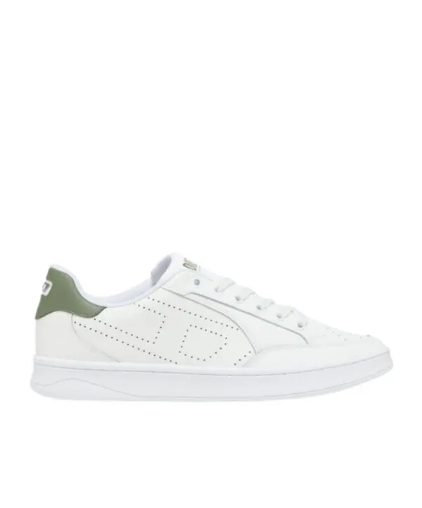 DIESEL® S-dakota Leather Sneakers With Perforated Logo