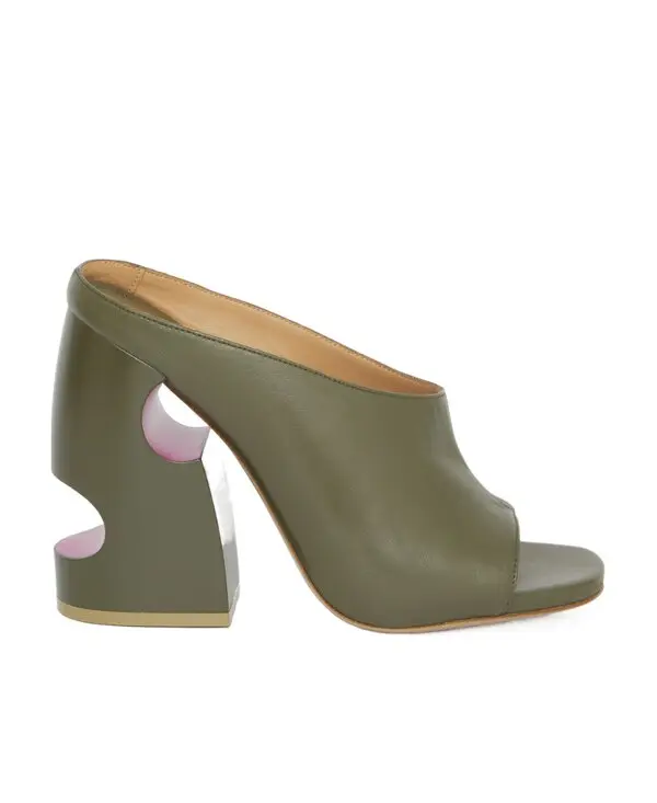 Off-White Pop Meteor Open Toe Mules