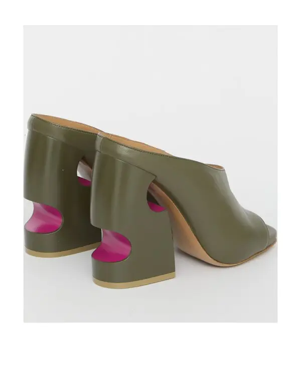 Off-White Pop Meteor Open Toe Mules