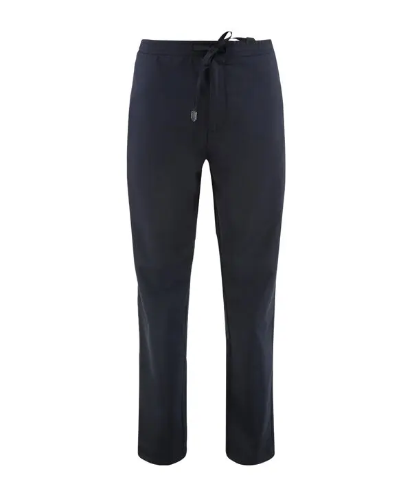 Canali Drawstring Wool Pants