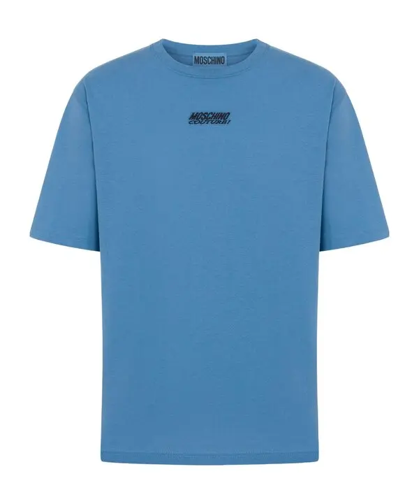 Moschino Logo-embroidered Cotton T-shirt