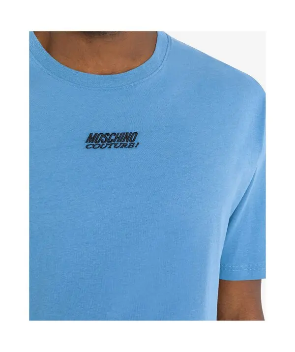 Moschino Logo-embroidered Cotton T-shirt
