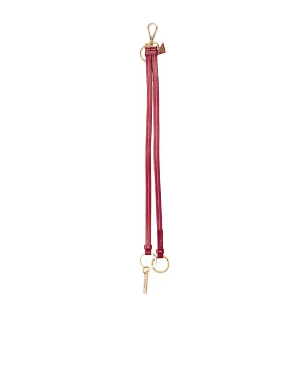 Prada Leather Keychain Charm