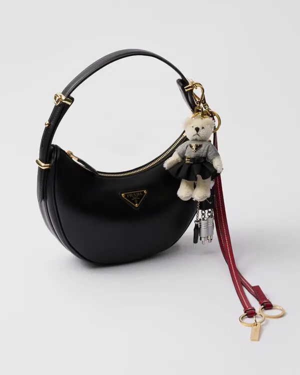 Prada Leather Keychain Charm