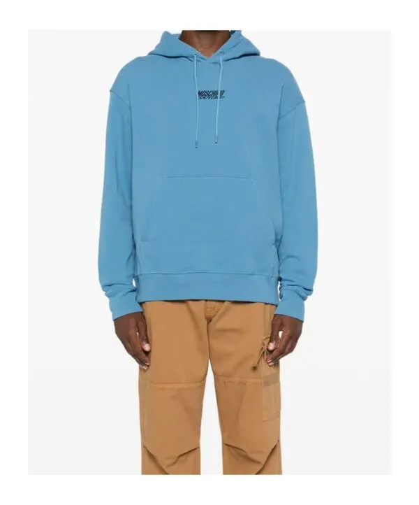 Moschino Embroidered Cotton Hoodie
