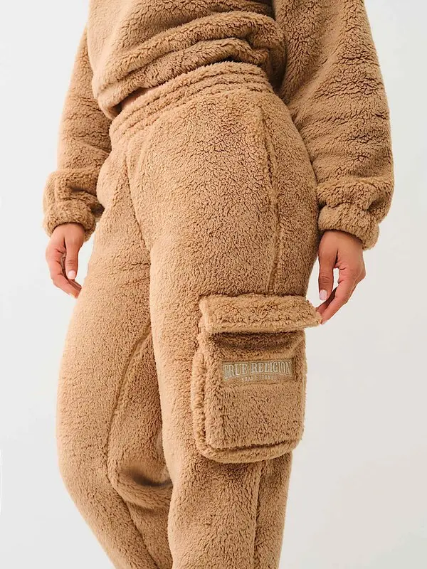 True Religion Sherpa Boyfriend Jogger