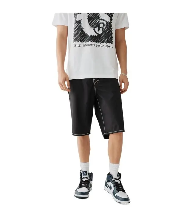True Religion Wide-leg Beach Shorts