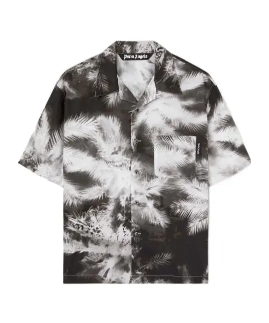 Palm Angels Blueprint Palms Short-sleeved Shirt