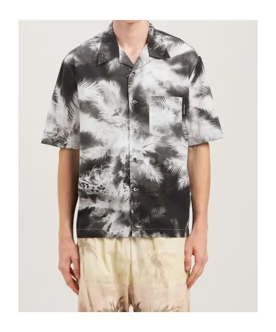 Palm Angels Blueprint Palms Short-sleeved Shirt