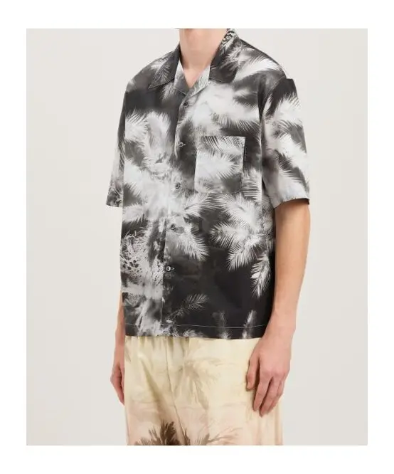 Palm Angels Blueprint Palms Short-sleeved Shirt