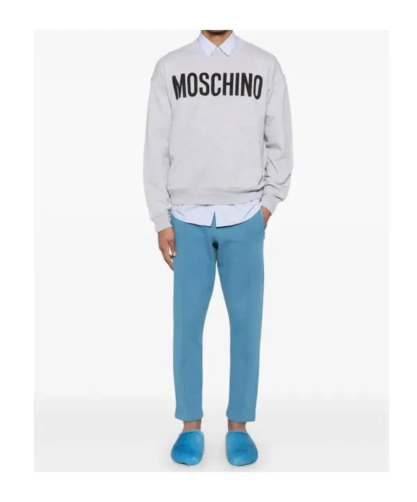 Moschino Elastic Waist Casual Pants