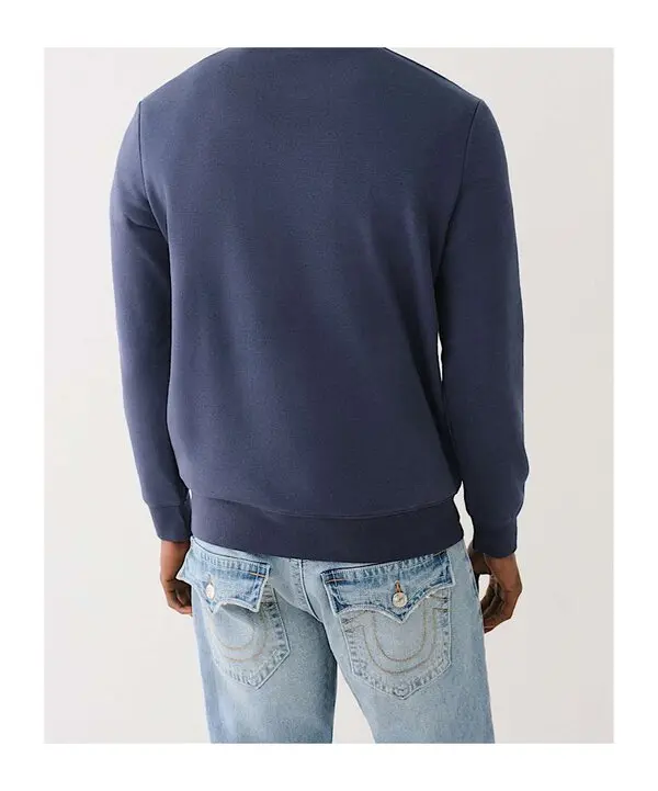 True Religion Og Logo Patch Crew Sweatshirt