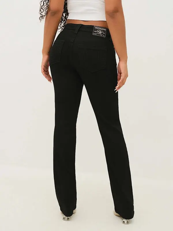 True Religion Billie Mid Rise Straight Jean