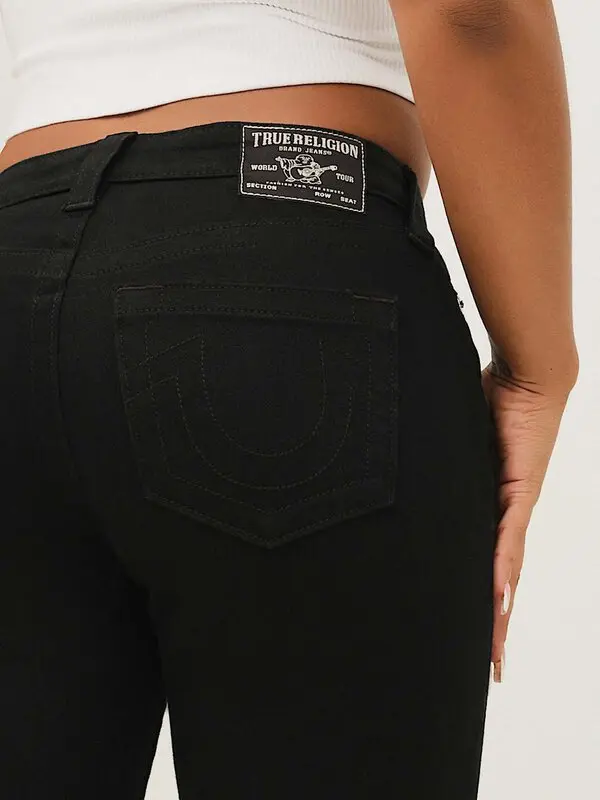 True Religion Billie Mid Rise Straight Jean