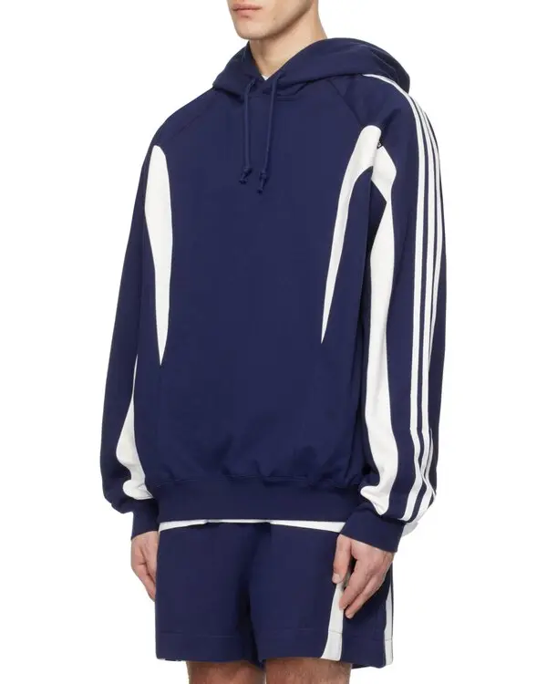 Y3 Hooded Colour-block Sweatshirt