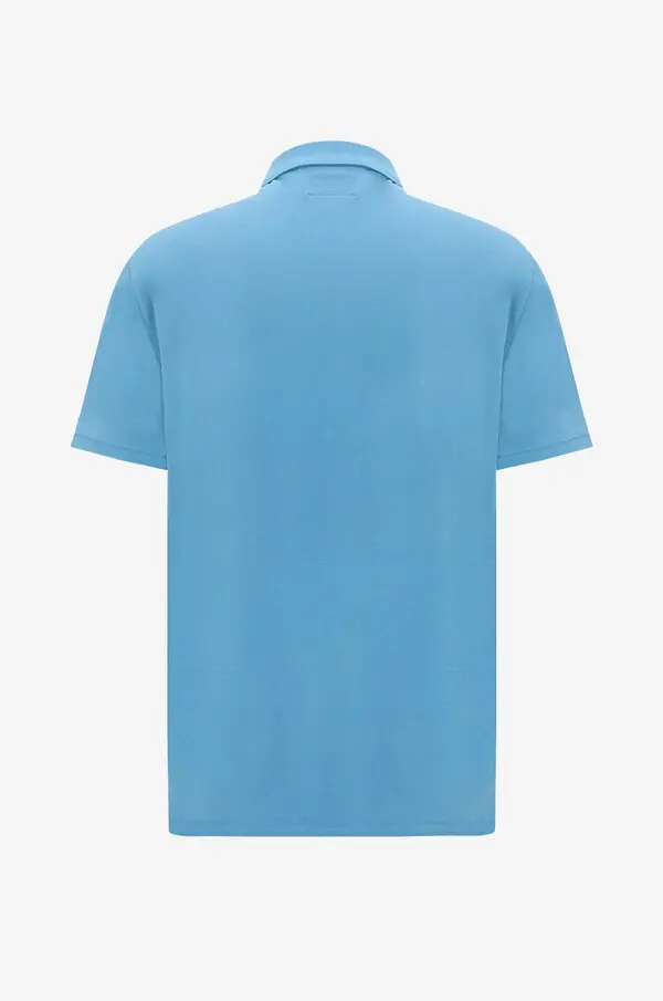 C.P. COMPANY Small-logo Polo Shirt - Blue