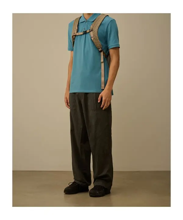 C.P. COMPANY Small-logo Polo Shirt - Blue