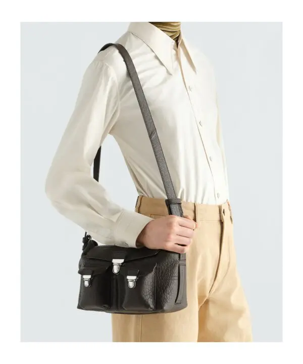 LEMAIRE Mini Soft Gear Bag In Bubble Lambskin