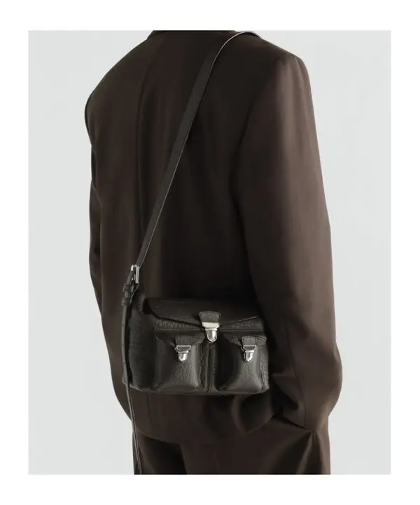 LEMAIRE Mini Soft Gear Bag In Bubble Lambskin