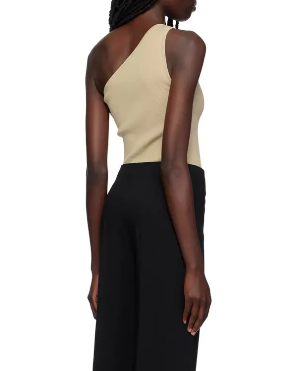 TOTEME Ribbed-knit One-shoulder Top