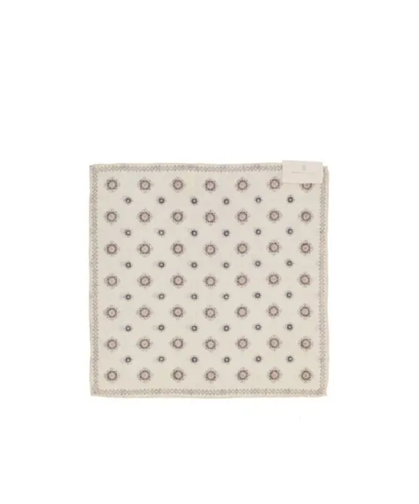 Brunello Cucinelli Reversible Pocket Square Scarf - White