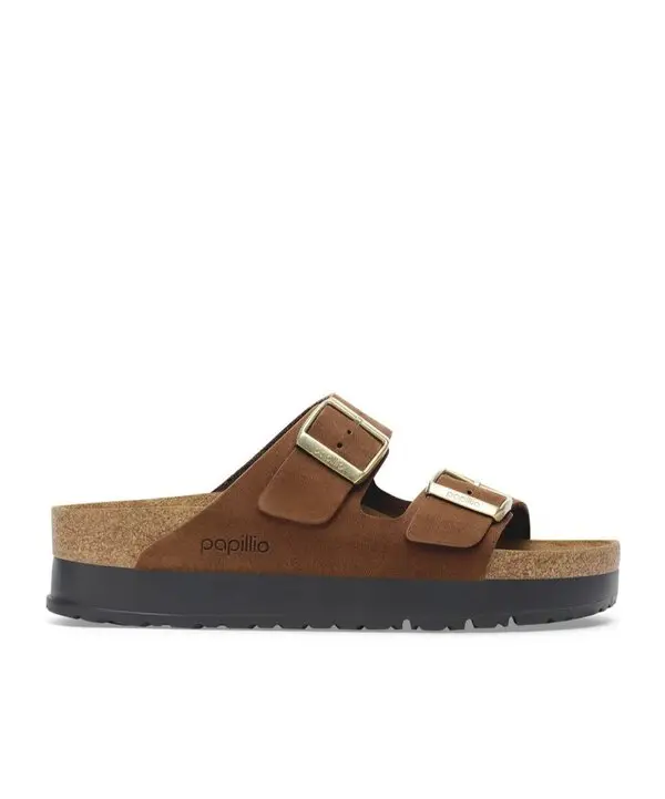 BIRKENSTOCK Arizona Pap Flex Platform Sandals With Buckle Detail