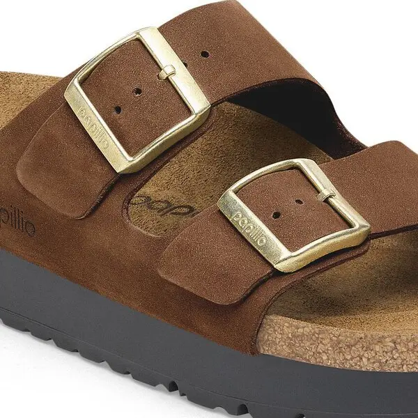 BIRKENSTOCK Arizona Pap Flex Platform Sandals With Buckle Detail