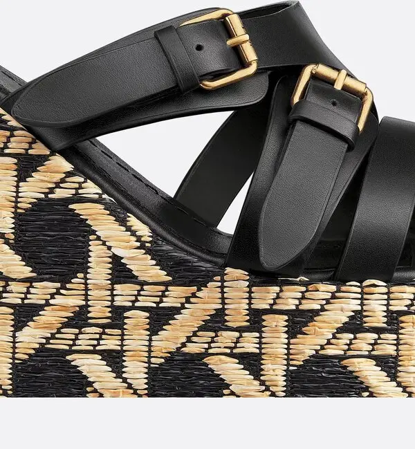 Dior L'amazone Wedge Slide Sandals
