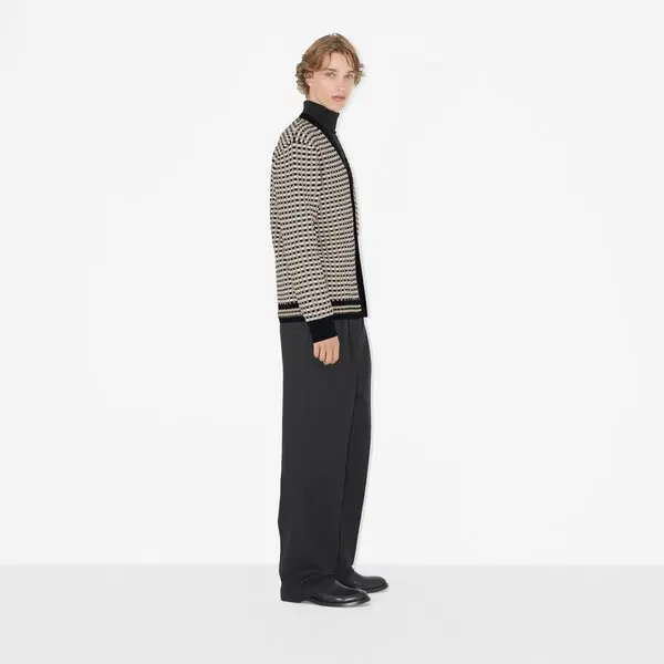 Burberry Check-pattern V-neck Cardigan