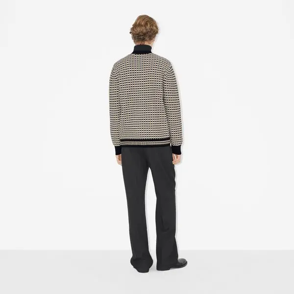 Burberry Check-pattern V-neck Cardigan